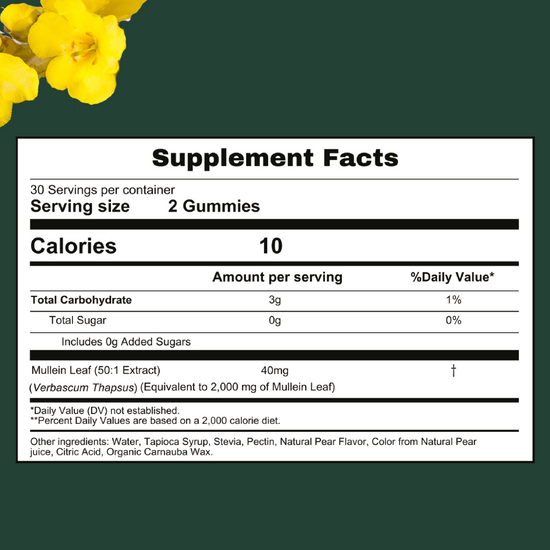 BetterLungs® Mullein Gummies - Supplements – Betterbrand