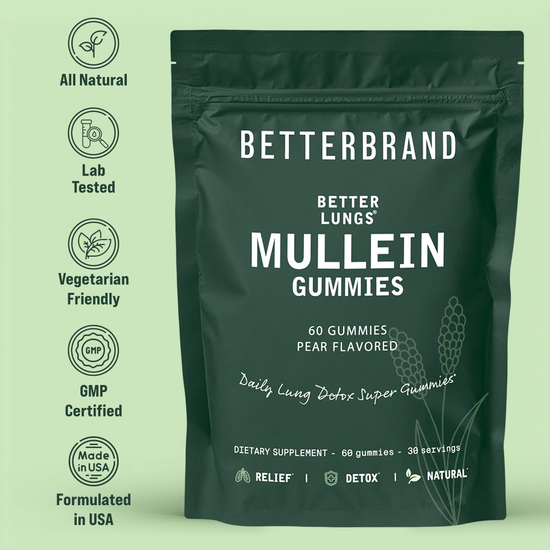 BetterLungs® Mullein Gummies - Supplements – Betterbrand